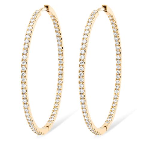9 Pairs Of Lab Grown Diamond Hoop Earrings For All The Sparkle Jck