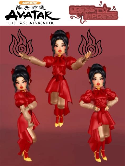 Avatar The Last Airbender Atla Azula Dti Dress To Impress