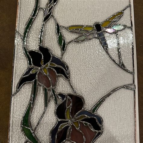 Flower Stained Glass Pattern Pdf Stain Glass Crocus Flower Pattern To