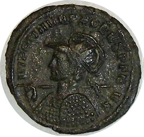 Examples Of Antoninianus Probus Helmeted Cuirassed Spear And