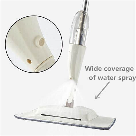Rotatable Water Spray Mop Sweeper Wet Dry Use Easy Grandado