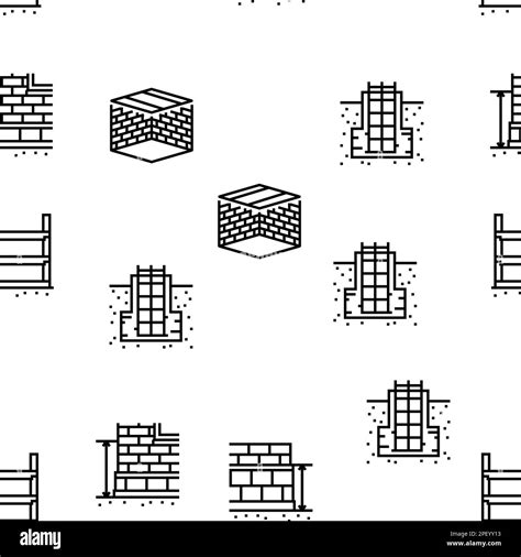 Building House Structure Vector Seamless Pattern Stock Vector Image And Art Alamy