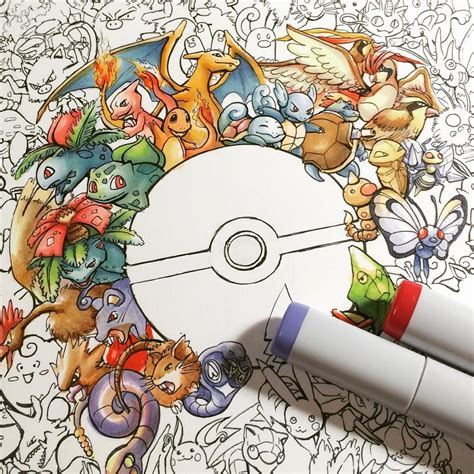Oc Drawing All Original 151 Pokemon Drawing Process Please Click