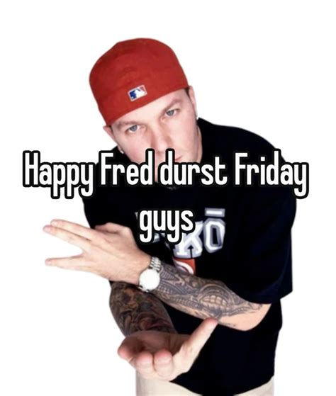 Happy Fred Durst Friday Fred Durst Dress Up Fred Durst Halloween