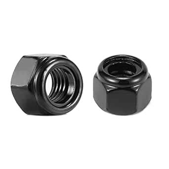 1 2 13 Nylon Insert Hex Lock Nuts 50pcs 304 Stainless Steel Locknuts