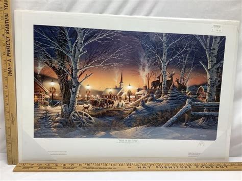 Terry Redlin Night On The Town Unframed Live And Online Auctions On