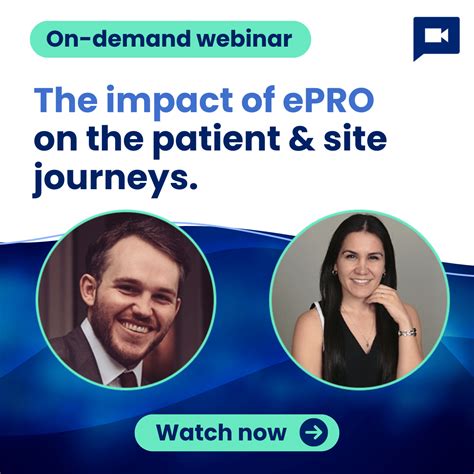 On Demand Webinar Impact Of Epro On Patient And Site Journeys