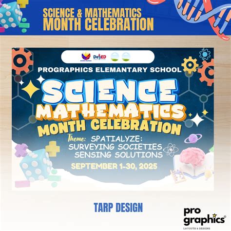 Prographics 🎉 Science Mathematics Month 2025 Template Facebook