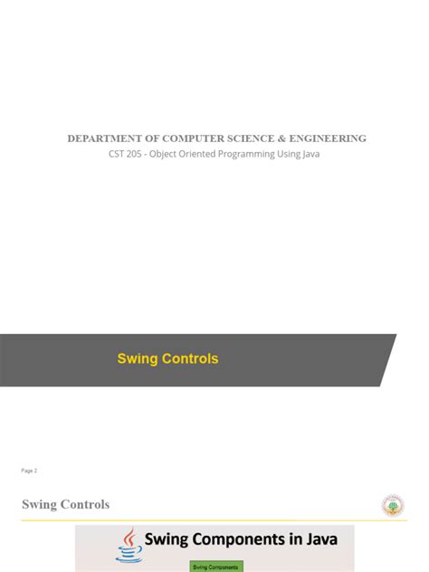 Module 5 Part 1 Swing Controls Pdf Page Layout Parameter