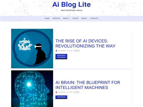 Ai Blog Lite Wp Theme Space