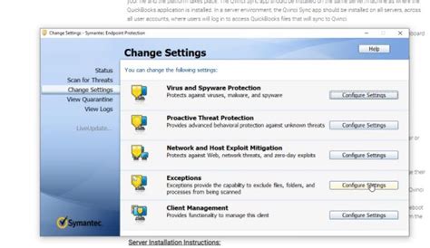 Symantec Protection Firewall Interference Qvinci Software