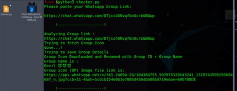 Github Mushtaqalviwhatsapp Link Analyzer This Is A Simple Pyhton3 Script To Analyze Whatsapp