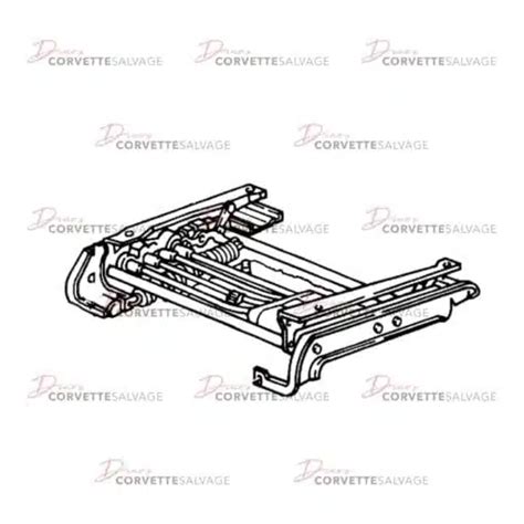 C4 Power Seat Track Assembly Rebuilding Service 1984 1996 Dinos