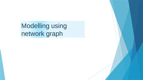 Modelling On Network Theory Docsity