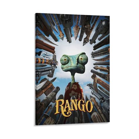 Rango Movie Poster Rango 4k Blu Ray Steelbook