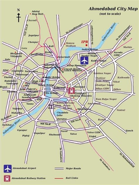 Large Ahmedabad Maps For Free Download And Print High Resolution And