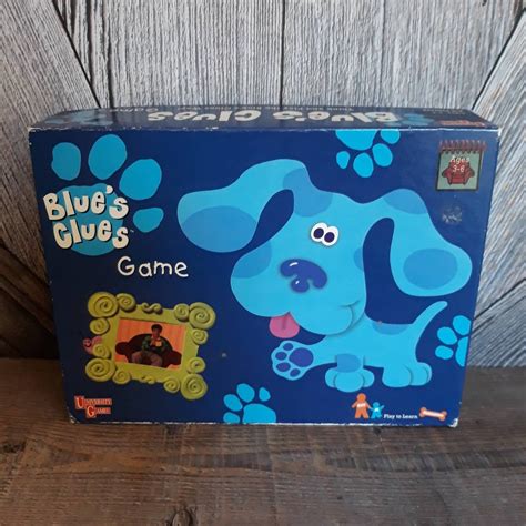 Vintage Blue S Clues Game Nick Jr University Game Ages 3 6 Board Game