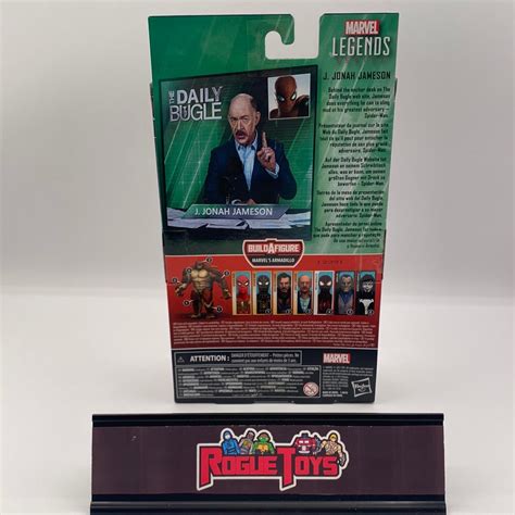Hasbro Marvel Legends Marvels Armadillo Series Spider Man J Jonah Ja Rogue Toys