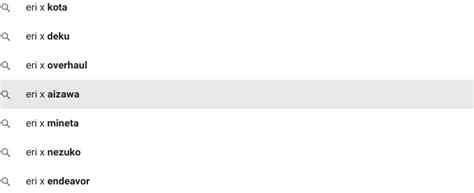 If You Searched Up Eri X Mineta Or Any Of The Others Leave The