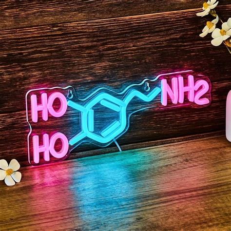 Laser Cut Dopamine Neon Sign Free Vector Download