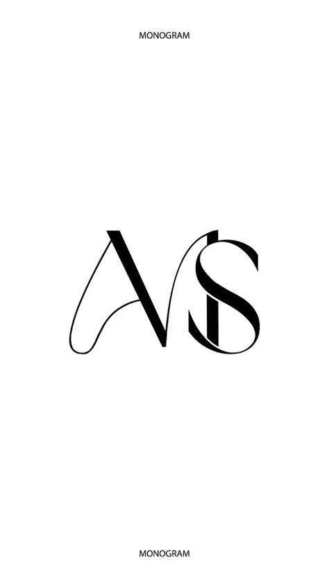 Ams Monogram By Kyliedevon Toronto Graphic Design Wedding Monogram