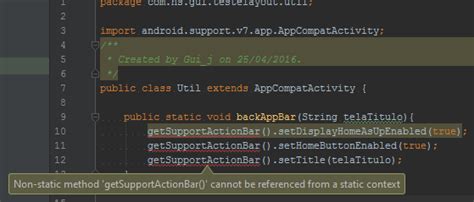 Java Utilização De Classe Externa Com Erro Non Static Method Stack Overflow Em Português