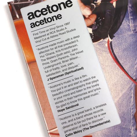 Acetone Acetone Vinyl 2lp —