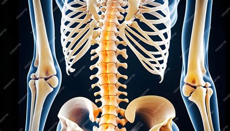 Una Exploración Detallada De Rayos X De La Columna Lumbar Que Destaca