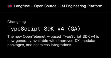 Typescript Sdk V4 Ga Langfuse