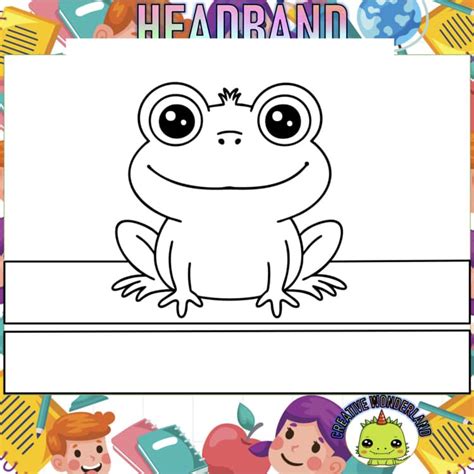 Frog Hat Craft Frog Crown Headband Zoo Animal Craft Pond Life