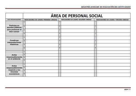 📍registro Auxiliar De Evaluación De Los Aprendizajes 2023 Ministerio