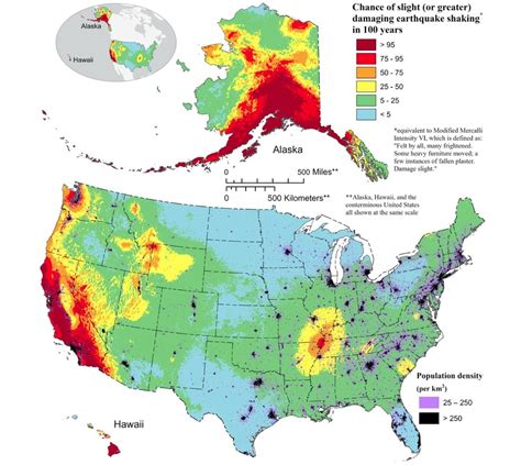 Usgs Map Where Are Earthquakes Most Likely To Occur