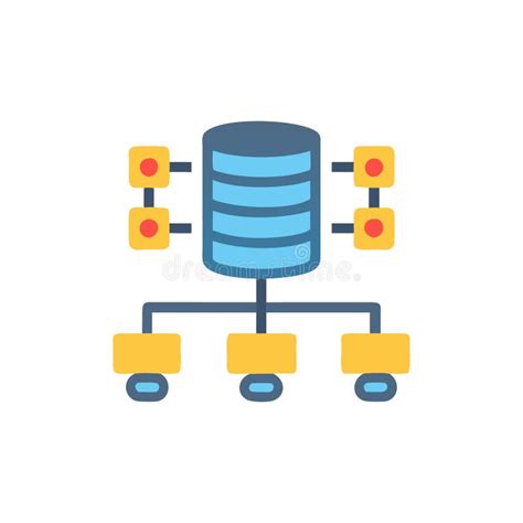 Essential Data Warehouse Icon For Effective Management Stock