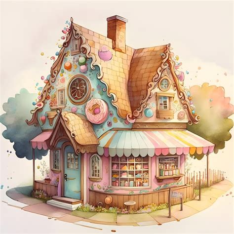 Premium Ai Image Cute House