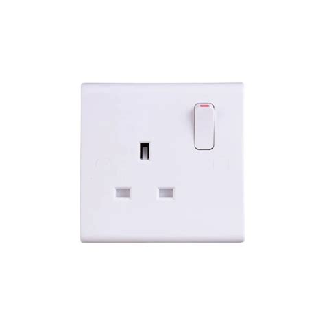 Deta Slimline 1 Gang 13a Switched Socket S1207s