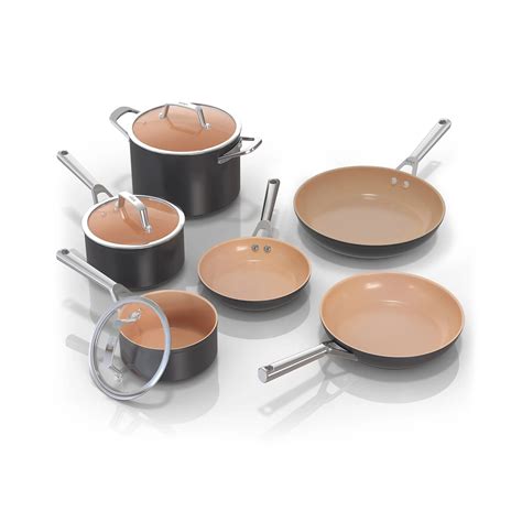 Ninja Extended Life Premium Ceramic 6 Piece Cookware Set Ninja