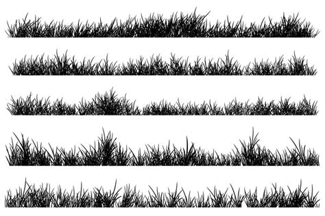 Grass Line Vector Art Icons And Graphics For Free Download