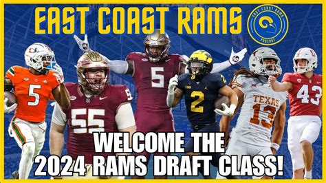 Ecr S4 E5 Welcome The 2024 Rams Draft Class Youtube