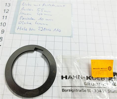 Nabe Mit Passfedernut Ø 55 Mm Aussen 40 Mm Innen 4 Stark Stahlbuchse