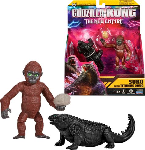 Godzilla X Kong The New Empire 6 Inch Suko And Titanus Doug Action