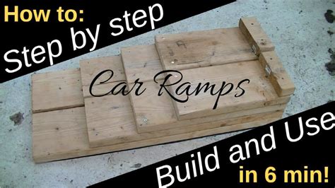 10 Inexpensive Diy Car Ramps You Can Build With Wood