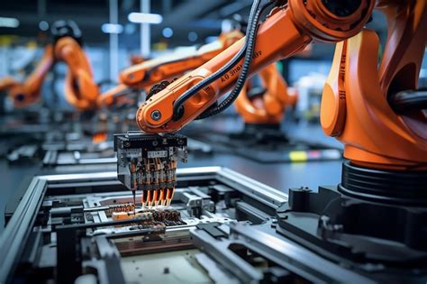 Premium Ai Image Quality Control Of Circuit Board Fully Automated Pcb Assembly Line Equipped