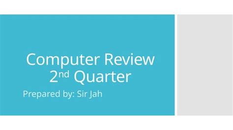 Computer Proficiency Test Pdf