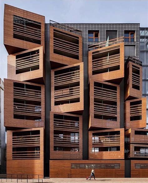 Projectaz The Jaw Dropping Facade Of This Building By Ofis Architects Uses Thin Lines Of