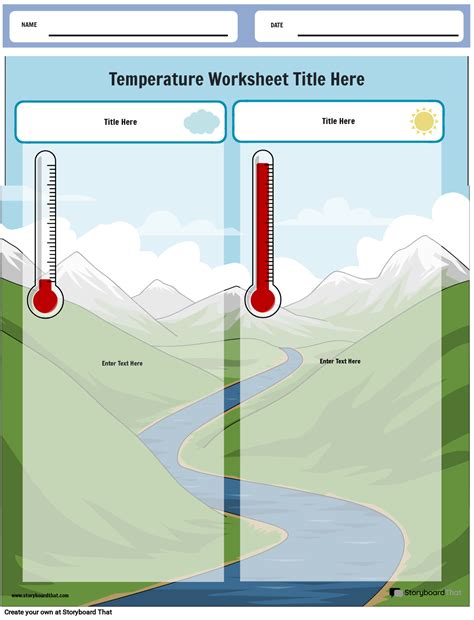Free Temperature Worksheets Thermometer And Conversion