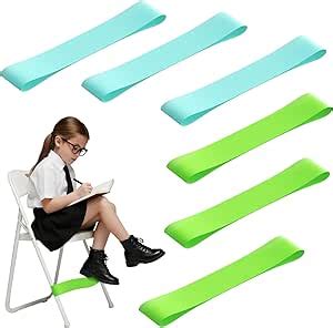 10 Stück Dehnbare Stuhlbänder Für Kinder Stuhlzappelbänder Flexible