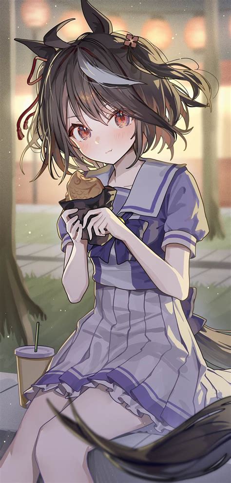 一个鲷鱼烧插画师にんげんまめ100日投稿中的北部玄驹插画图片 Bobopic