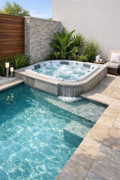 13 Small Pool With Jacuzzi Ideas For Cozy Backyards And Compact Spaces