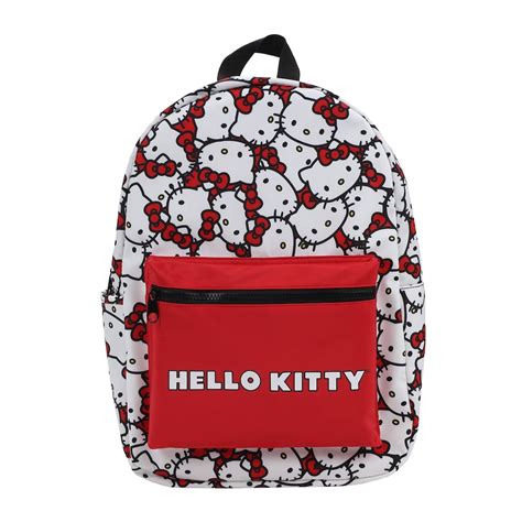 Hello Kitty Head Toss Aop With Hello Kitty Verbiage Travel Backpack