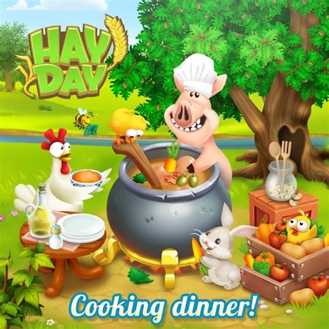 Pin By Angelica Lima Gomes On Hay Day 🐣🐷🐮🐶 Hay Day Cooking Dinner